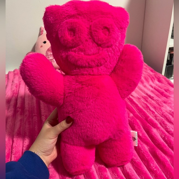 Toys | New Sour Patch Pink Fuzzy Plush Kid | Poshmark